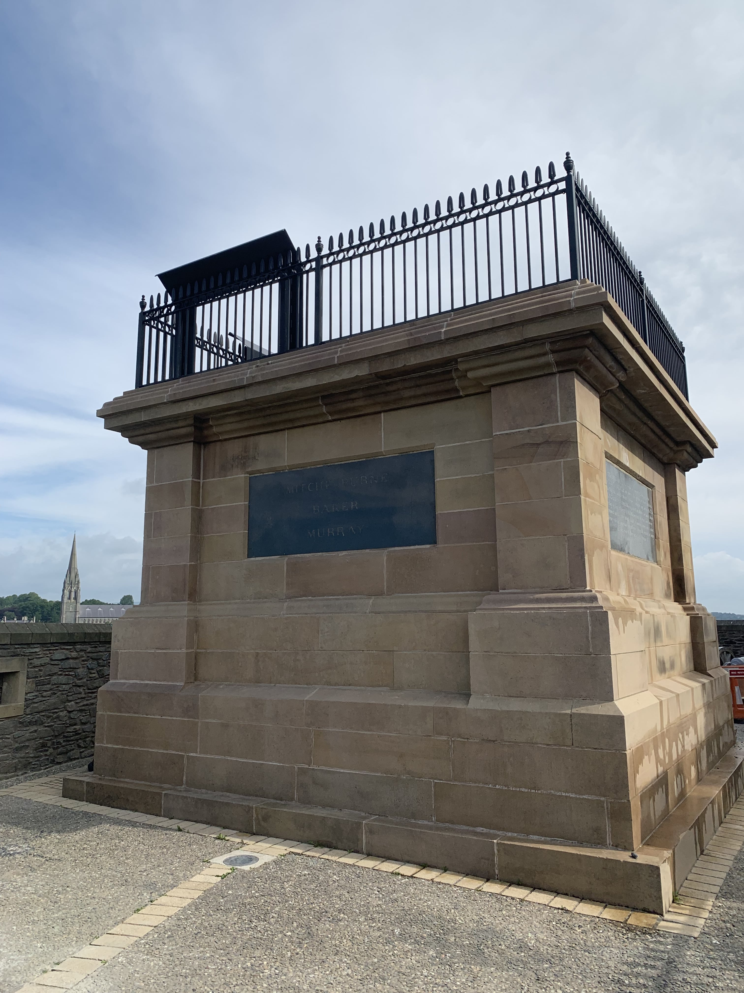 Walker Memorial Plinth, Royal Bastion – Clarke Restoration